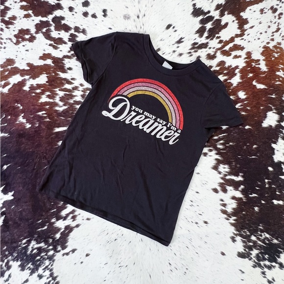 Junk Food Clothing | Tops | John Lennon Dreamer Rainbow Beatles Faded ...